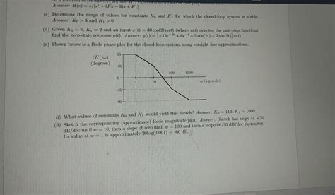 Solved Answer H S S S K S K C Determine The Chegg