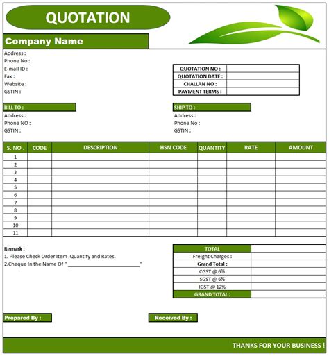 Quotation Mail Format Download Quotation Format In Excel