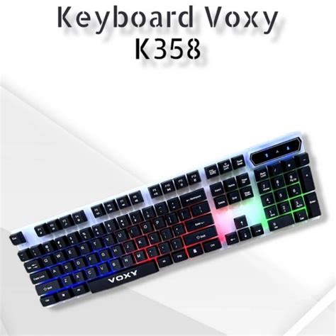 Jual Keyboard Gaming Voxy Astro K358 Led Rgb Shopee Indonesia