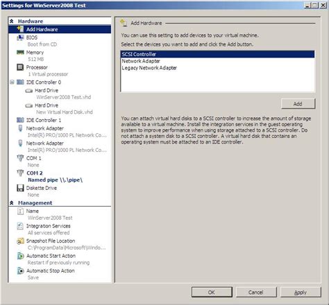 Configuring Hyper V Virtual Machines Virtuatopia