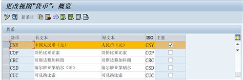 Sap软件汇率维护操作及相关配置介绍