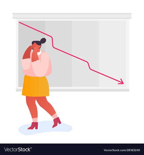 Business Finance Crisis Concept Stressed Vector Image