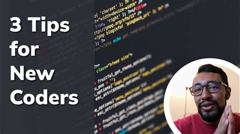 3 Tips For Learning How To Code For Beginners Youtube