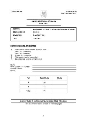 Exercise For Test Excercise For Prepare The Test Introduction To C Exercise For Test