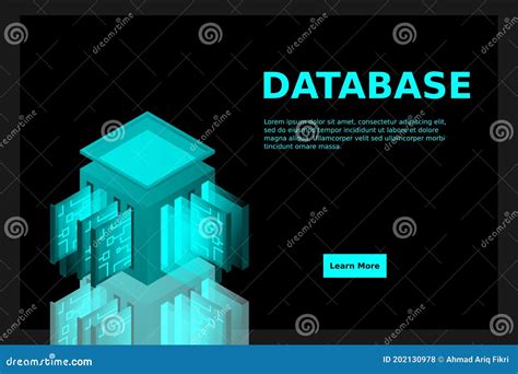 Data Center Isometric Icon Database And Cloud Data Storage Concept Pcb Slot Server Room