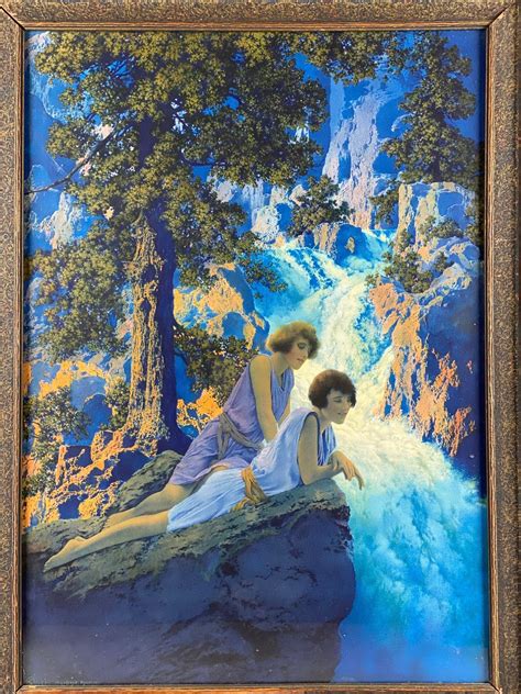 Bid Now Antique Maxfield Parrish Waterfall Framed Lithograph December 6 0122 9 00 Am Cst