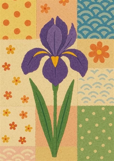 Colorful Floral Patchwork Design Free Photo Illustration Rawpixel