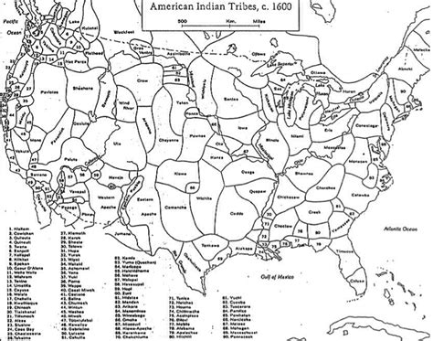 Mapping The Past A Look At Native American Tribes In 1600