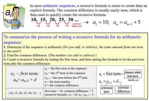 Recursive Formula