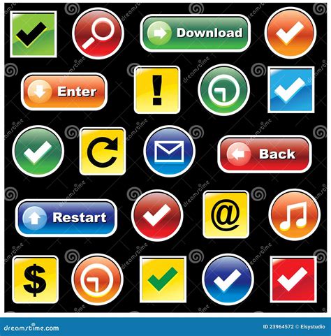 Web Icons Stock Vector Illustration Of Business Ceremony 23964572