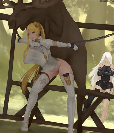 Rule 34 1boy 2girls Bondage Breasts Chains Cheezebawls Clothed Sex