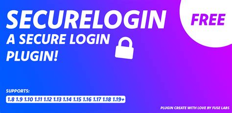 Securelogin A Secure Authentication Plugin 18 119 Spigotmc Securelogin A Secure Authentication Plugin 18 119 Spigotmc