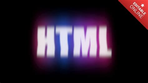 Html Typeface Text Effect Generator