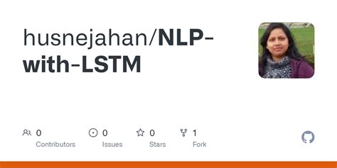 GitHub Husnejahan NLP With LSTM