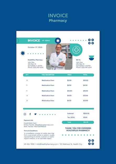 Pharmacy Template Design Free Psd