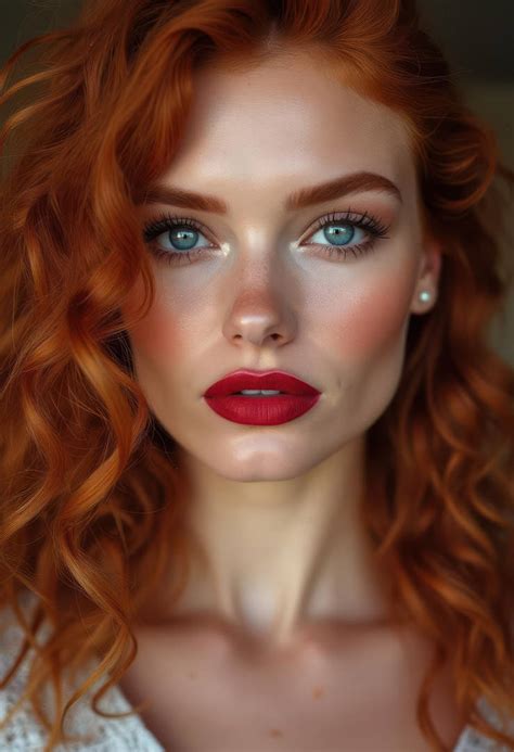 Redhead With Red Lipstick By Vieregg On Deviantart