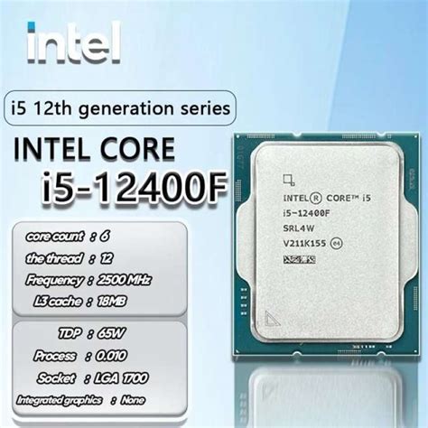 Jual Intel Core I5 12400f Tray 6 Core 12threads Alder Lake Lga1700 Di Seller Ksi Computer