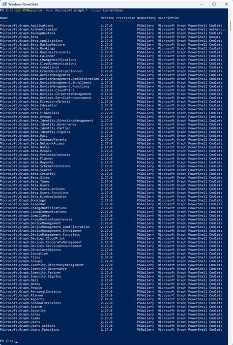 Microsoft Graph Powershell Modules 2 27 0 Released Icewolf Blog
