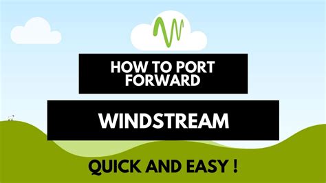 How To Port Forward The Easy Way [windstream] Youtube
