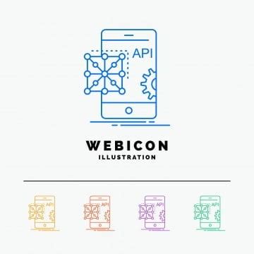 Mobile Application Development Vector Art PNG, Api Application Coding Development Mobile Line ...