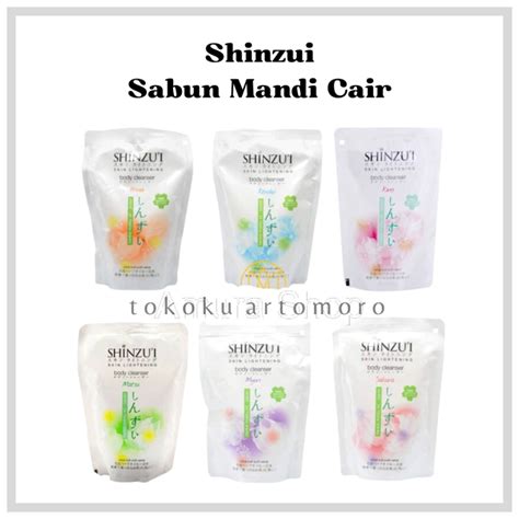 Shinzui Body Cleanser Pouch 200 Ml Body Wash Sabun Cair Shinzui Kemasan Refill Lazada