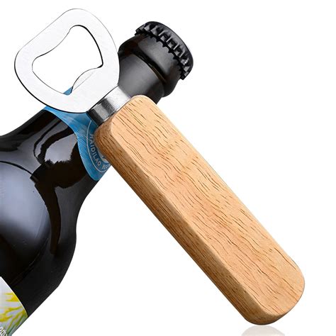 Abridor De Botellas De Madera Personalizado Con Grabado Abridor De Cerveza Regalo Para Hombres