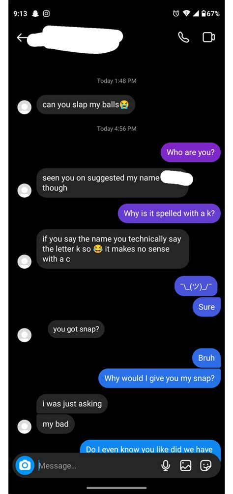 Weird Insta Dm R Creepypms