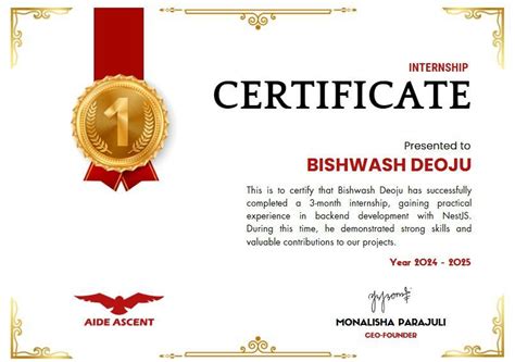 internship nestjs backenddevelopment learning aideascent growth… bishwas deoju shrestha