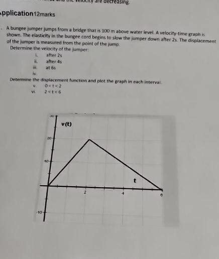 Solved Pplication 12 ﻿marksa Bungee Jumper Jumps From A