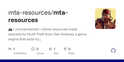 GitHub Mta Resources Mta Resources Video Game Unmaintained Some Resources Made