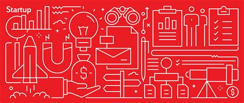 벡터 는 트렌디 한 선형 스타일의 관련 배너 디자인을 시작합니다 웹 페이지 배너 프리젠 테이션라인 아트 스타일 추상 패턴 계획에