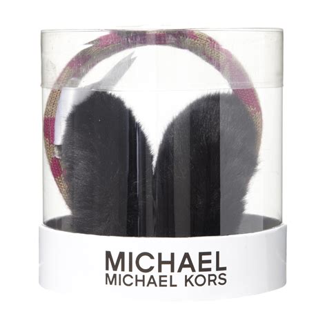 Купить Меховые наушники 英国专柜mk michael kors男女通用毛耳套礼盒 国内专柜价500元 в ...