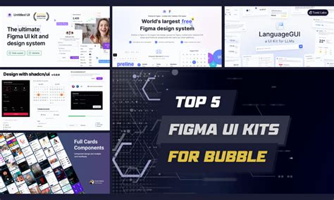 Top Figma UI Kits Component Libraries For Bubble Io Developers