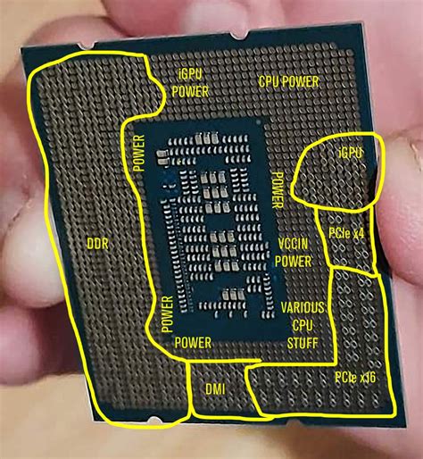 What is this pattern on the bottom of the 12600k? : r/intel