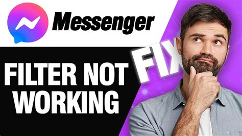 How To Fix Messenger App Filter Not Working Easy Quick Solution Youtube