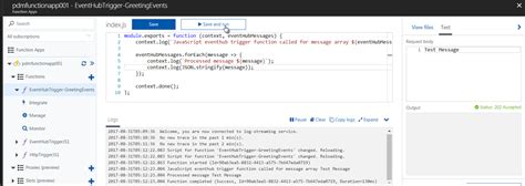 Serverless Computing With Azure Functions Interaction With Event Hub