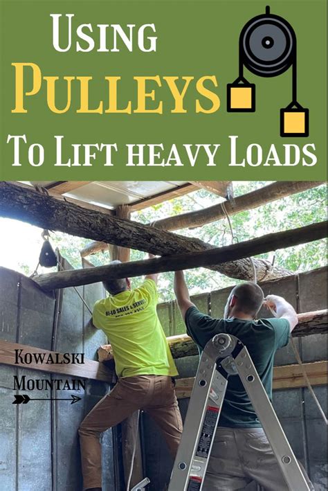 Using Pulleys To Lift Heavy Loads In 2025 Lifting Lift Heavy Heavy