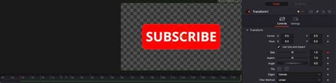 How To Make A Subscribe Button In Davinci Resolve Tutorial Postgray