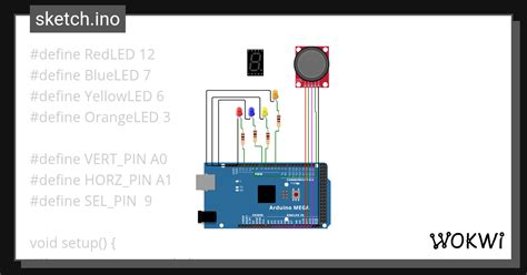Joystick Fadeled Wokwi Esp32 Stm32 Arduino Simulator