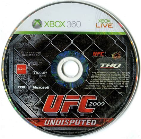 UFC 2009 Undisputed (2009) Xbox 360 box cover art - MobyGames