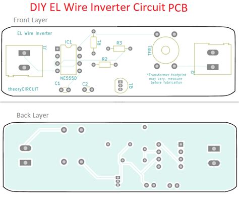 Diy El Wire Inverter Circuit