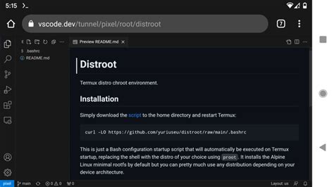 [update] official vscode server setup and tips r termux