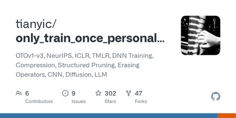 github tianyic only train once personal footprint otov1 v3 neurips