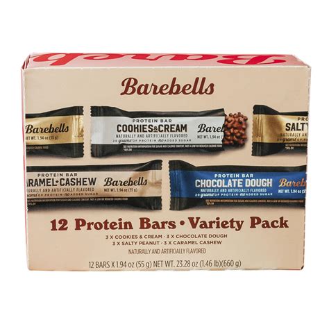 Barebells Protein Bars Variety Pack 12 Count 1 9oz Bars Desertcart India