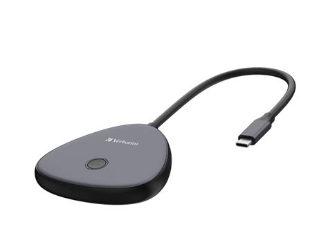 Verbatim Share My Screen Usb C Wireless Display Adapter 4k With Hub Wda
