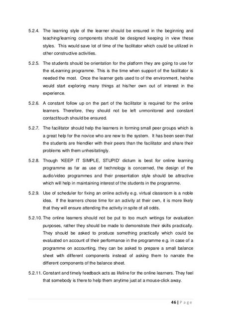 Design Development And Implementation Of Online Programme On Evaluat