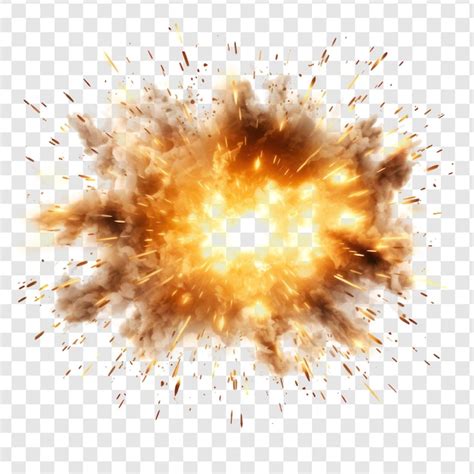 Explosion Border Isolated On Transparency Background Psd Premium Ai