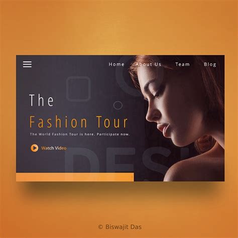 Fashion Web UI Header Design Idea On Behance