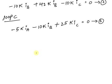 Solved 3 Using Mesh Analysis Format Approach Write The Equations