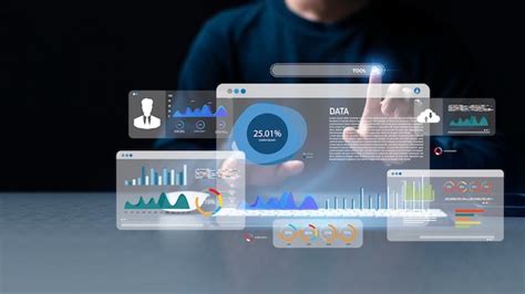Premium Photo An Analyst Uses A Computer And Dashboard For Data Business Analysis And Data